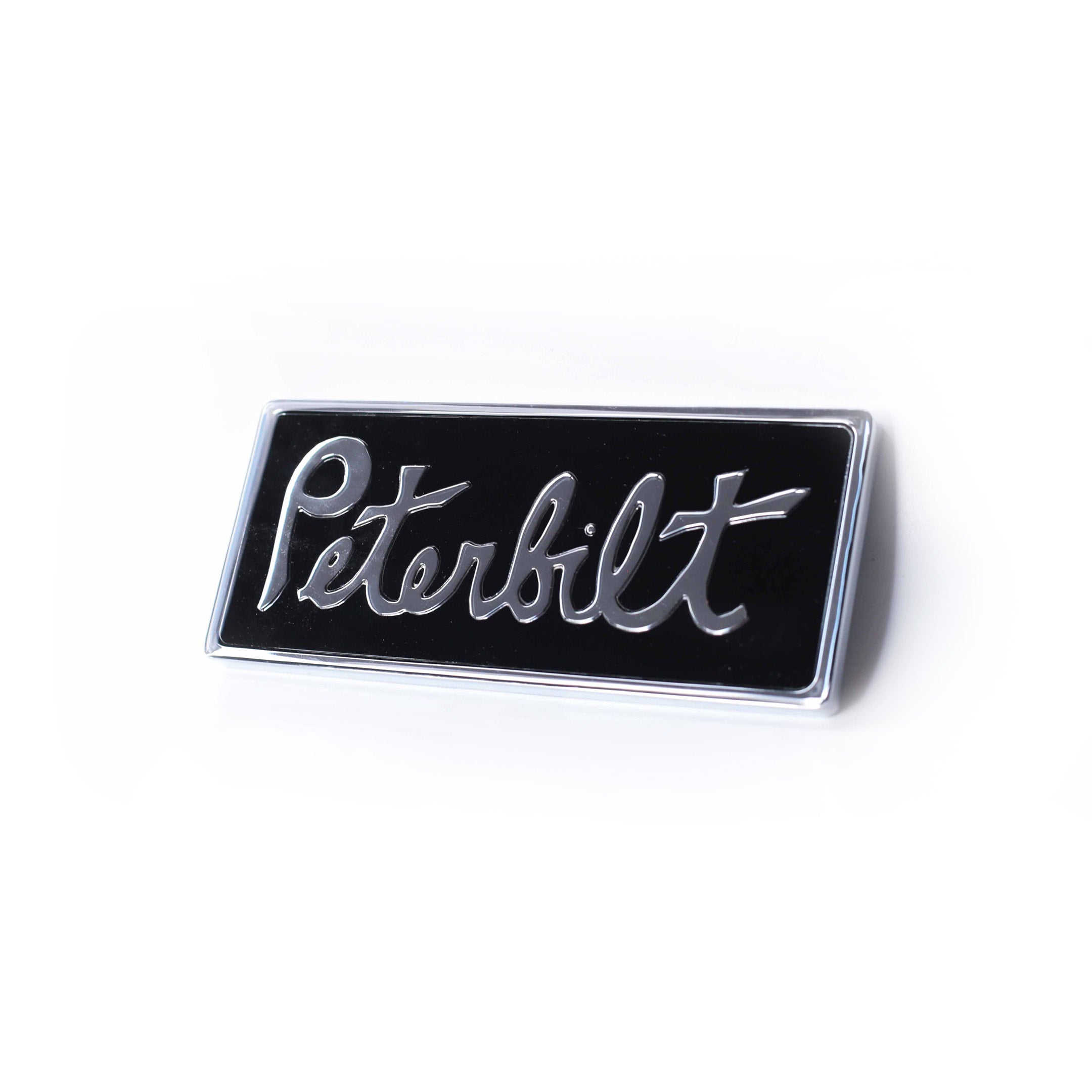 Peterbilt Rectangular Old Style Logo emblem | Carballo Air Ride LLC